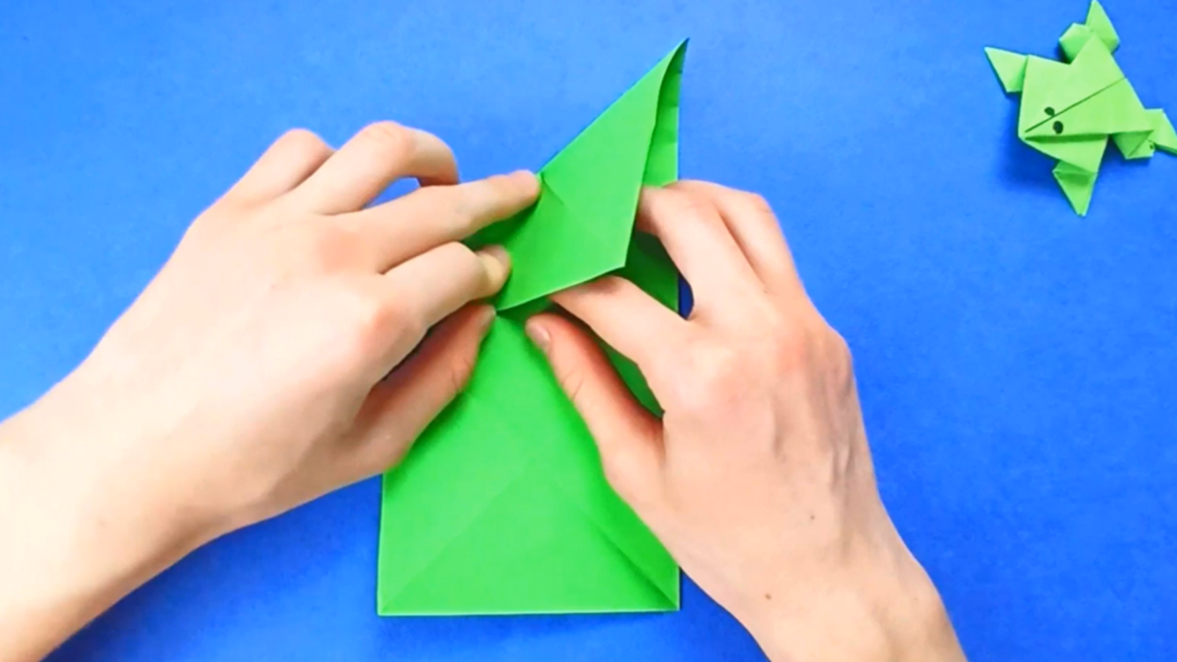 How to Make a Jumping Paper Frog? : 36 Steps (with Pictures ...