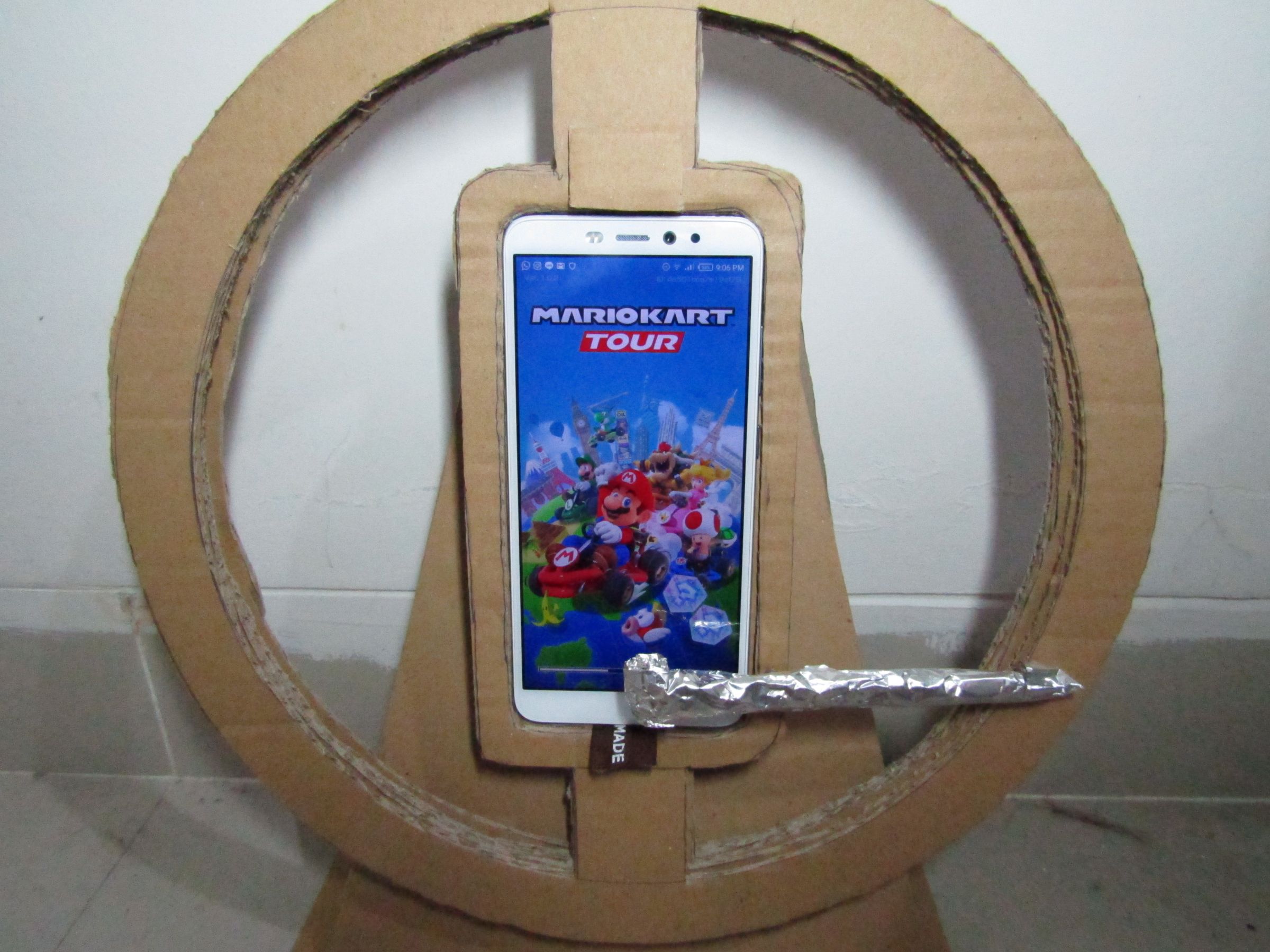 DIY Cardboard Gaming Steering Wheel : 5 Steps - Instructables