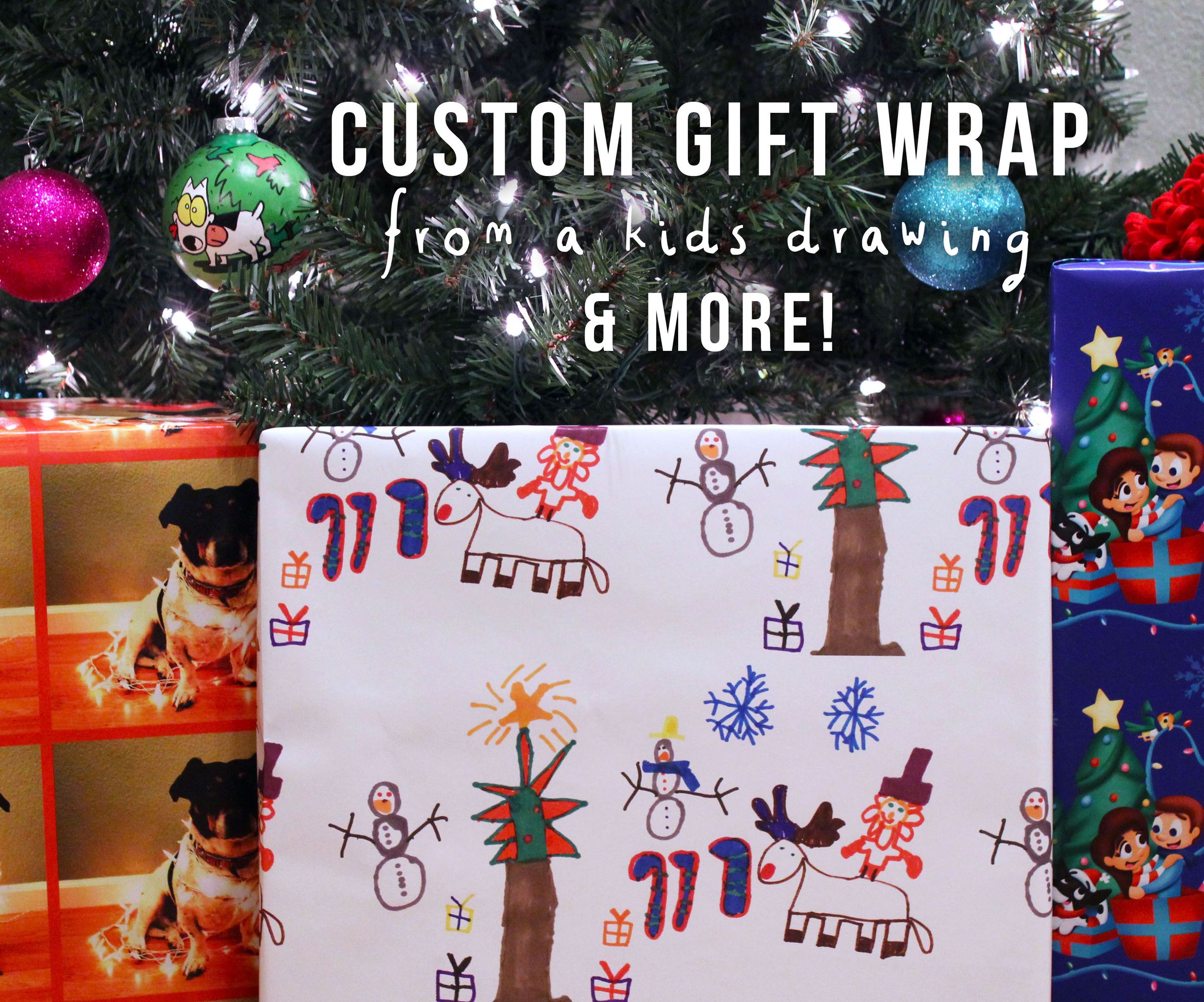 Christmas Wrapping Paper Designs For Kids
