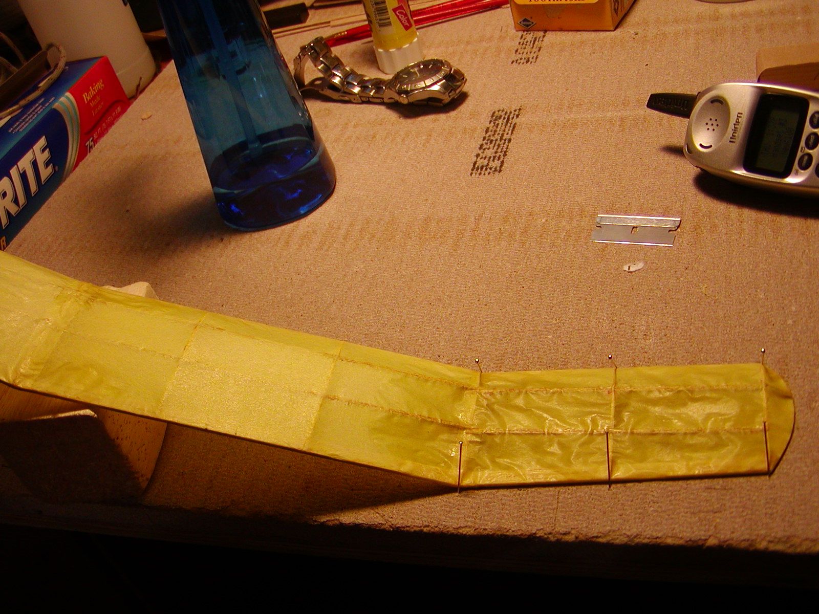Covering a Model Airplane in Tissue : 6 Steps (with Pictures ...
