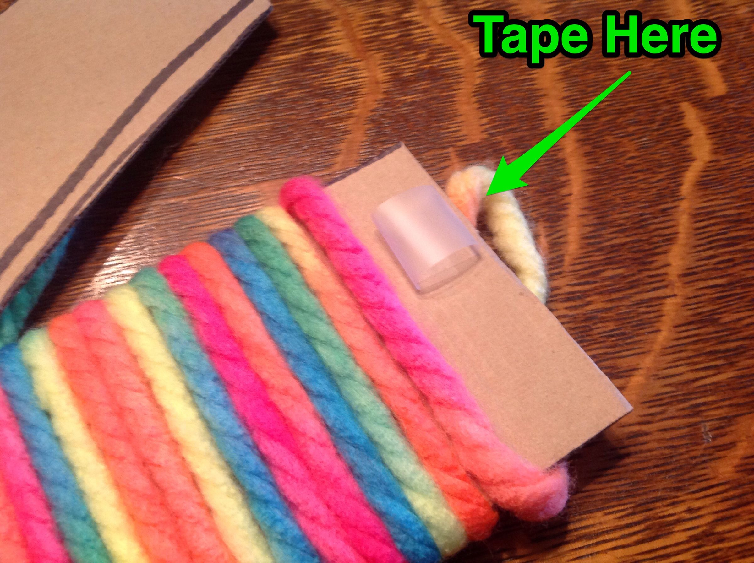 Cardboard + Yarn Letter : 7 Steps - Instructables