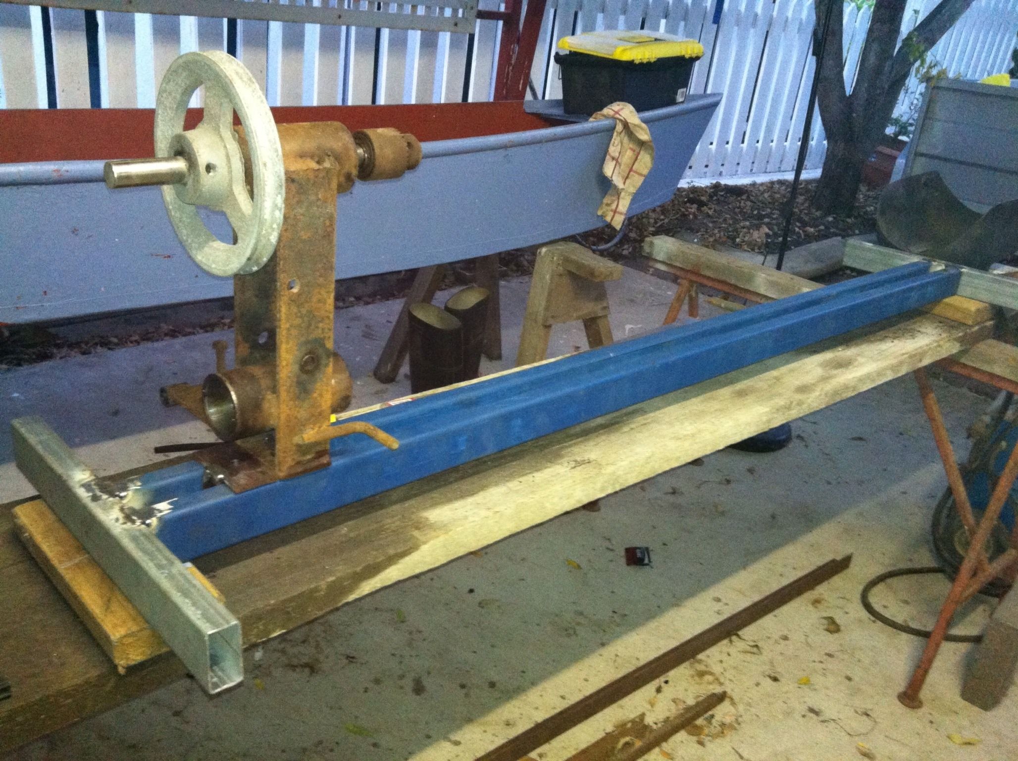 My Wood Lathe Project : 4 Steps - Instructables