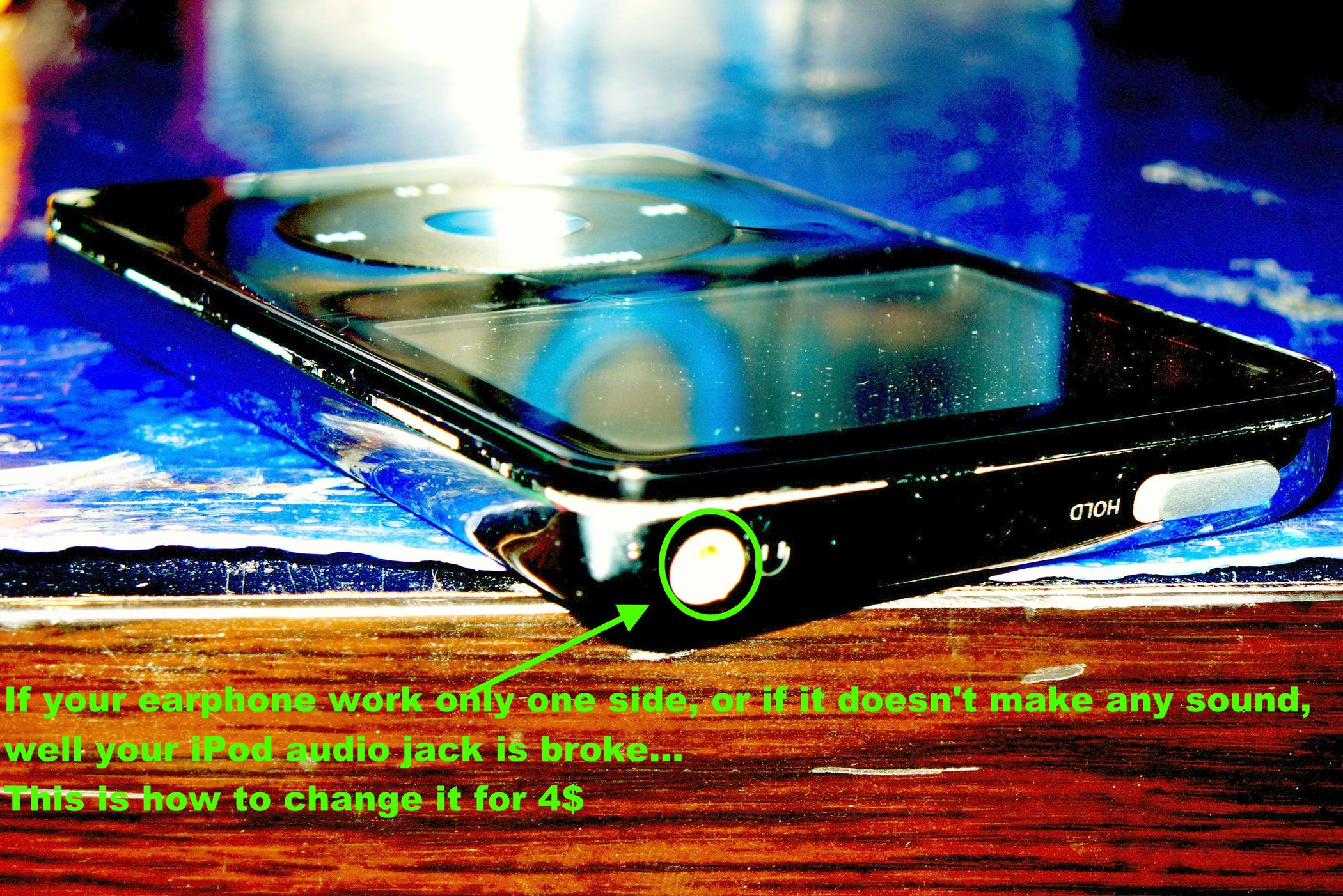 How to Change IPod Video's Audio Jack : 8 Steps - Instructables