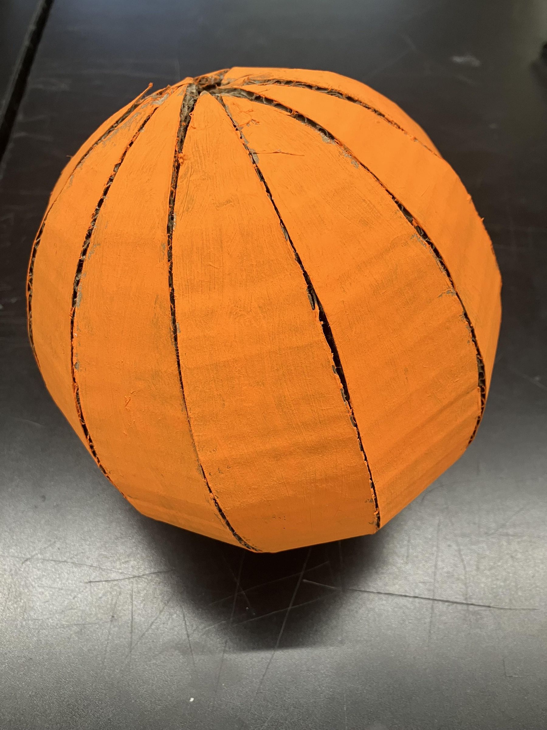 Cardboard Sphere Jack-o-lantern : 6 Steps (with Pictures) - Instructables