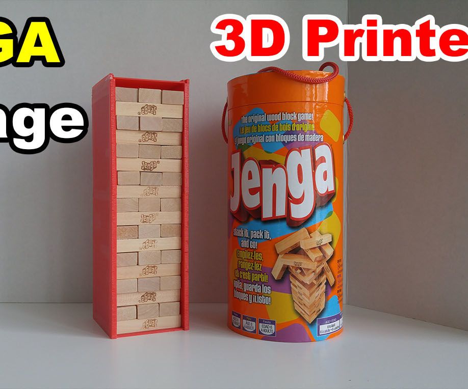 3D Printed Jenga Box and Block Stacker : 6 Steps (with Pictures ...
