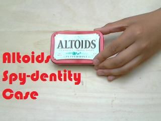 Altoids Spy-dentity Case : 3 Steps - Instructables
