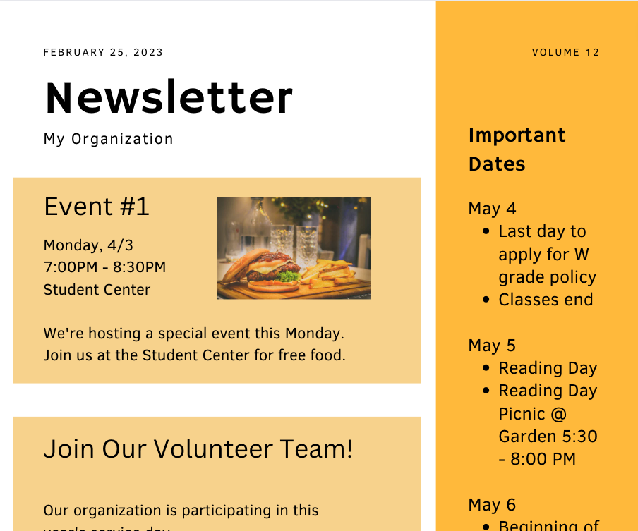 How to Make a One-page Newsletter on Canva : 6 Steps - Instructables