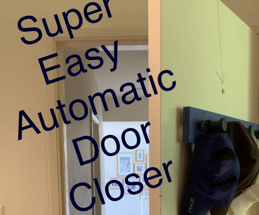 Super Easy Automatic Door Closer : 5 Steps - Instructables