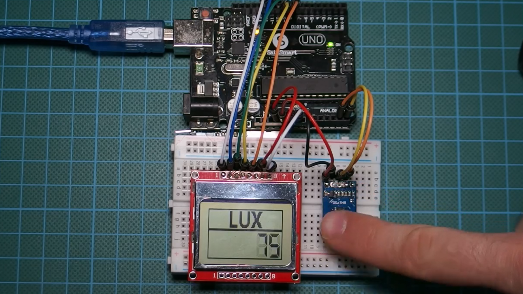 Arduino DIY Light Meter With BH1750 Sensor : 6 Steps (with Pictures ...