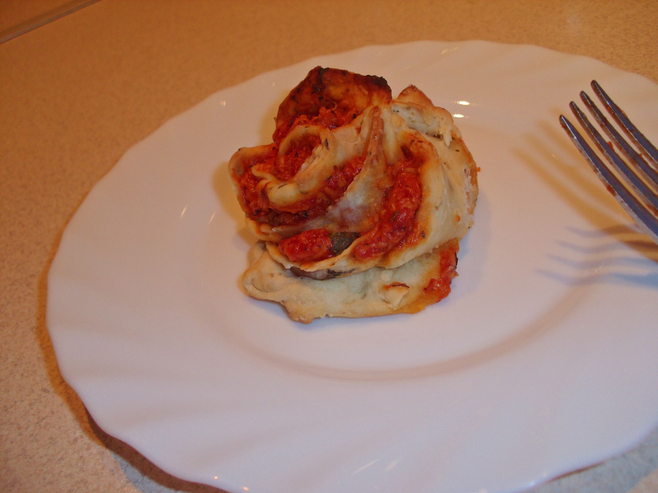 Easy Pizza Rose : 4 Steps - Instructables