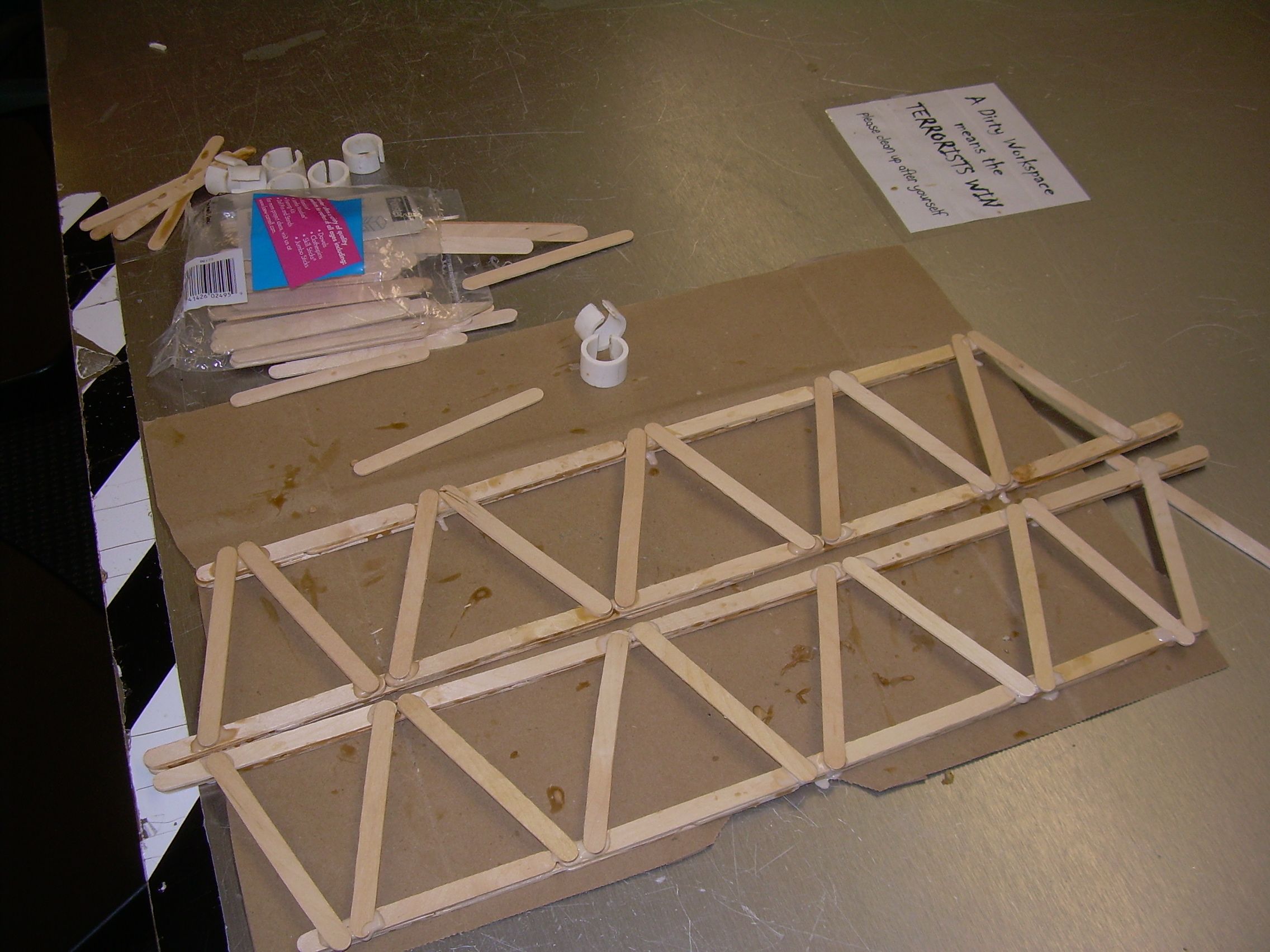 Popsicle Stick Truss Bridge Instructions