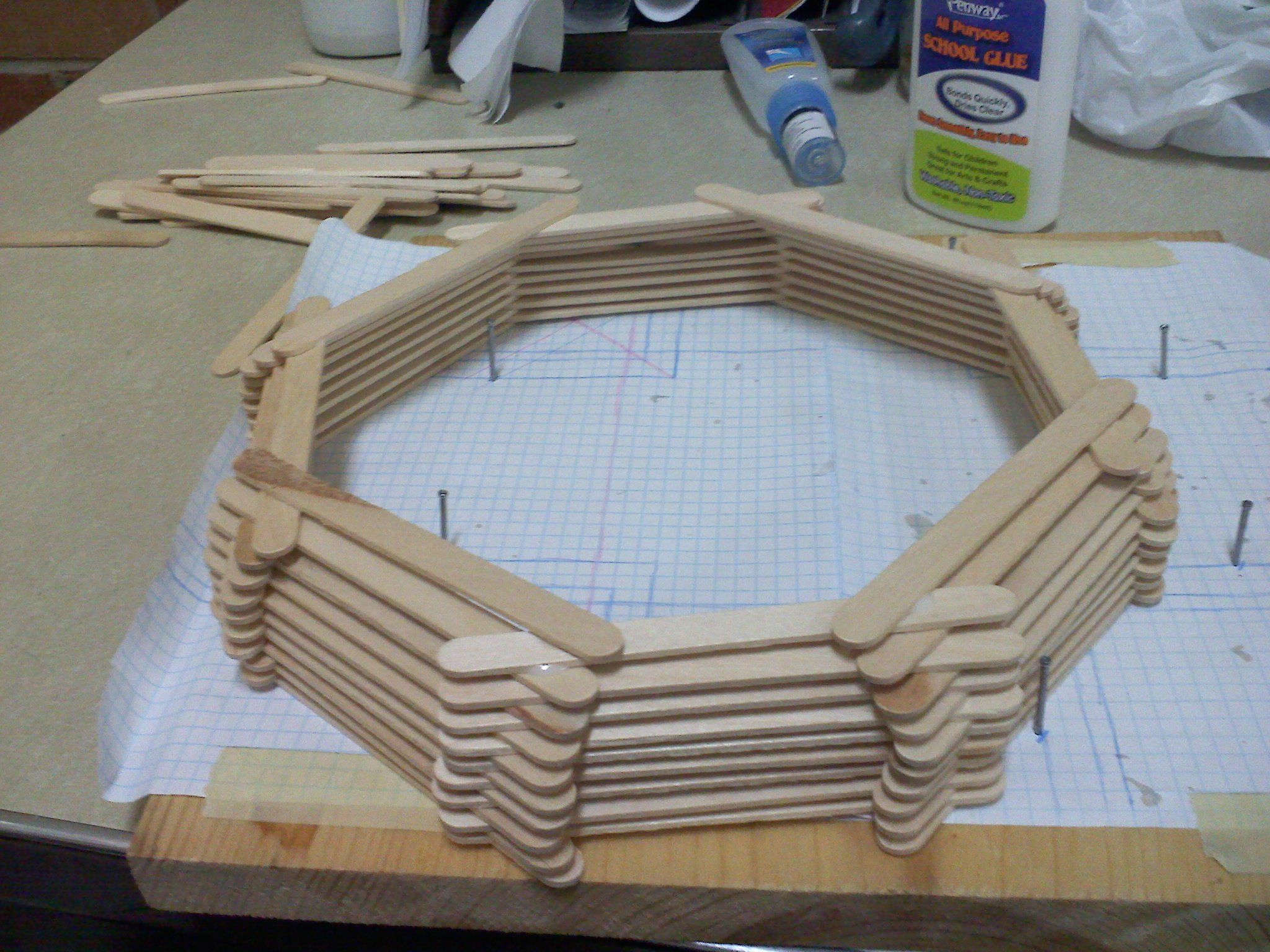 Popsicle Stick Clock : 6 Steps (with Pictures) - Instructables