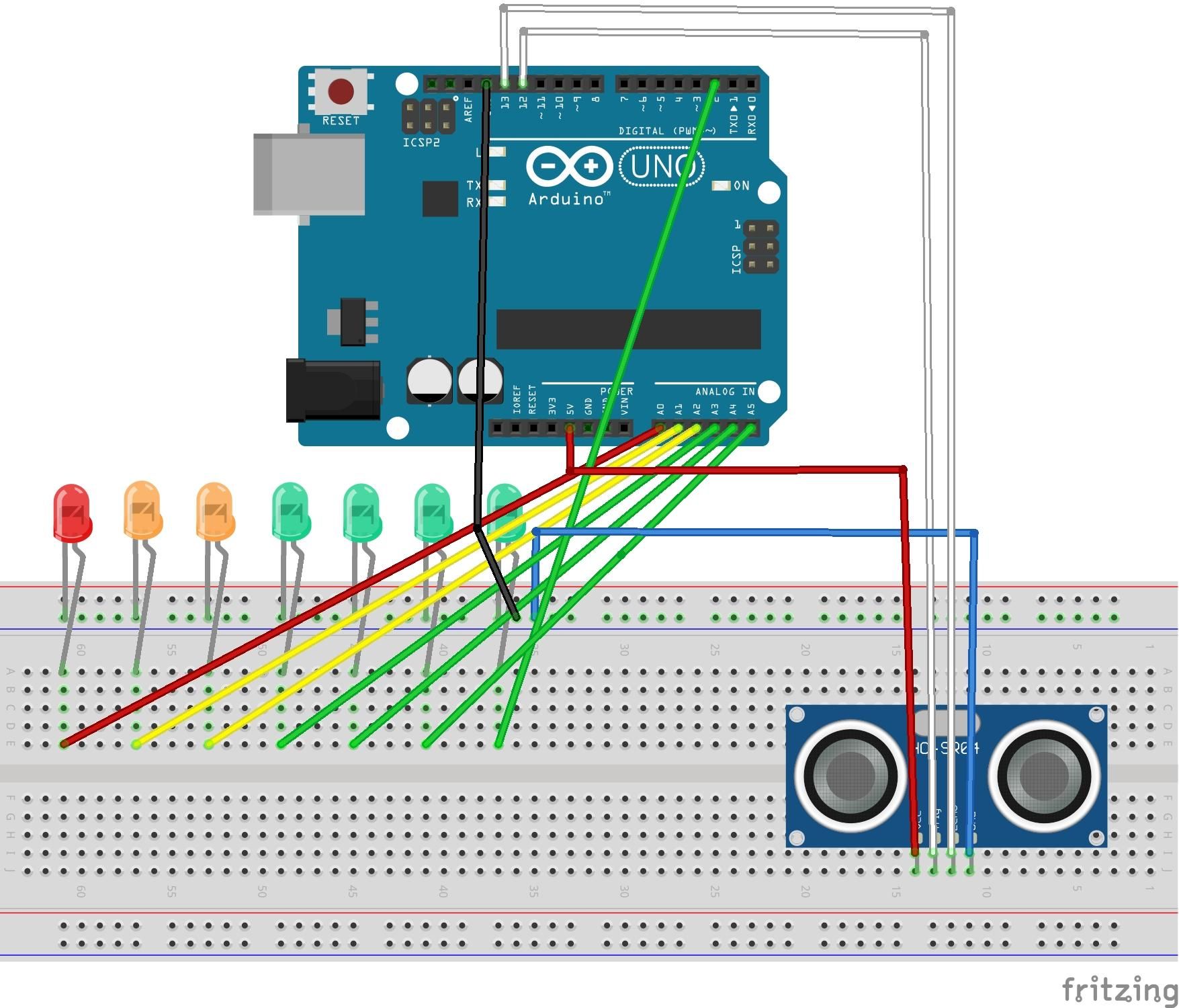 Covid Distancing Device: Ultrasonic Sensor HC - SR04 : 8 Steps ...