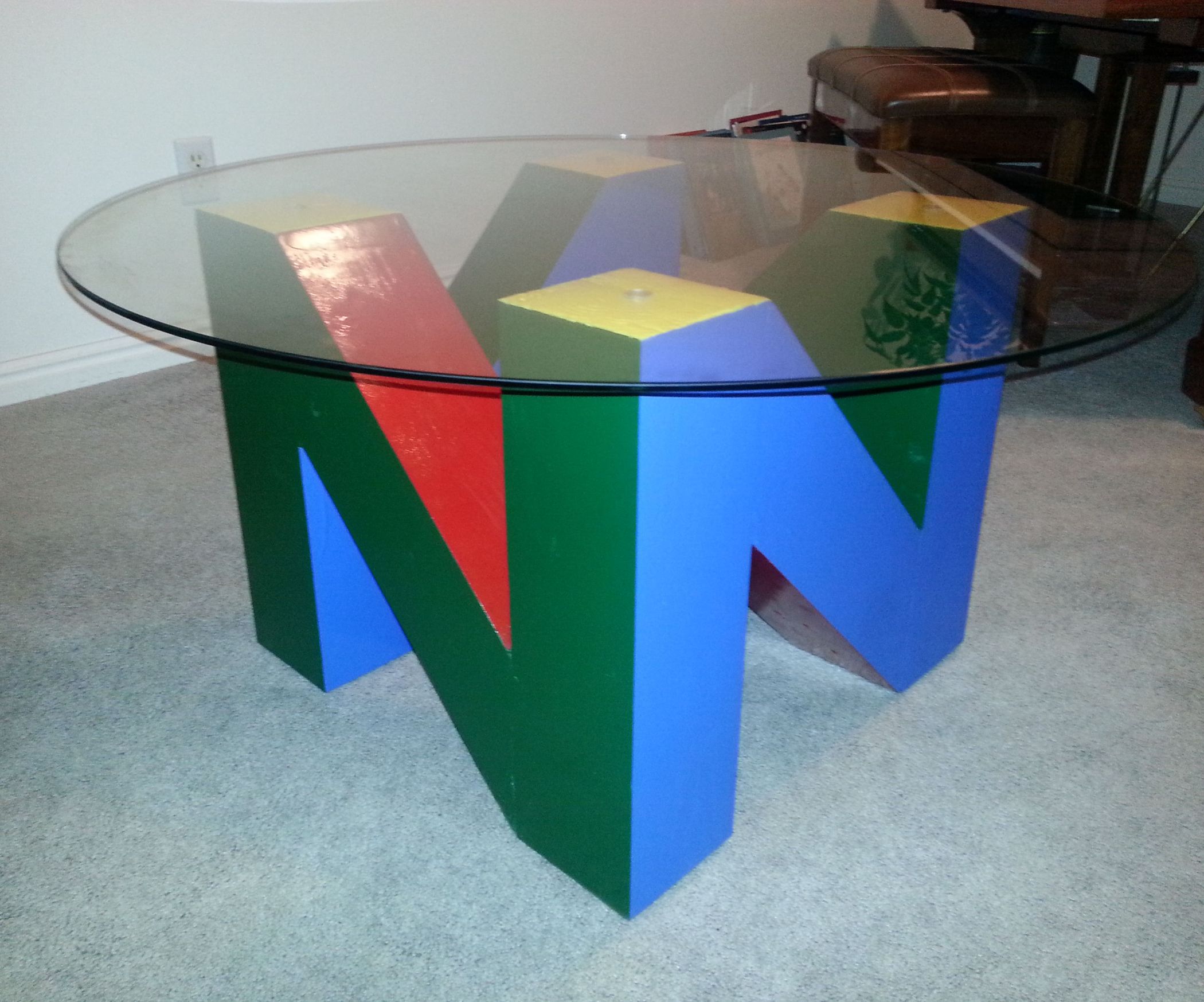 "N" Table - the N64 Logo End Table : 6 Steps (with Pictures ...
