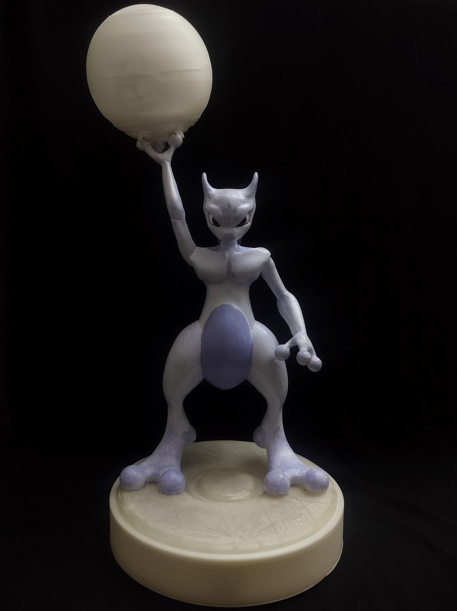 Mewtwo Table Lamp : 3 Steps - Instructables