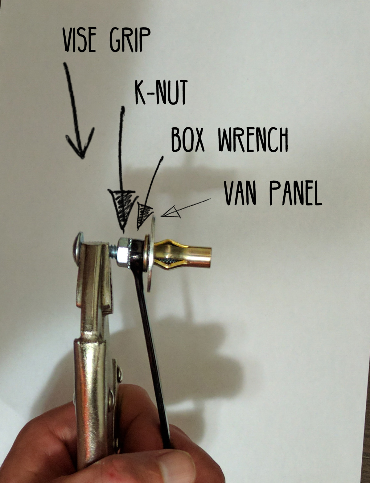 How to Install Cross Nut With DIY Tool : 8 Steps (with Pictures ...