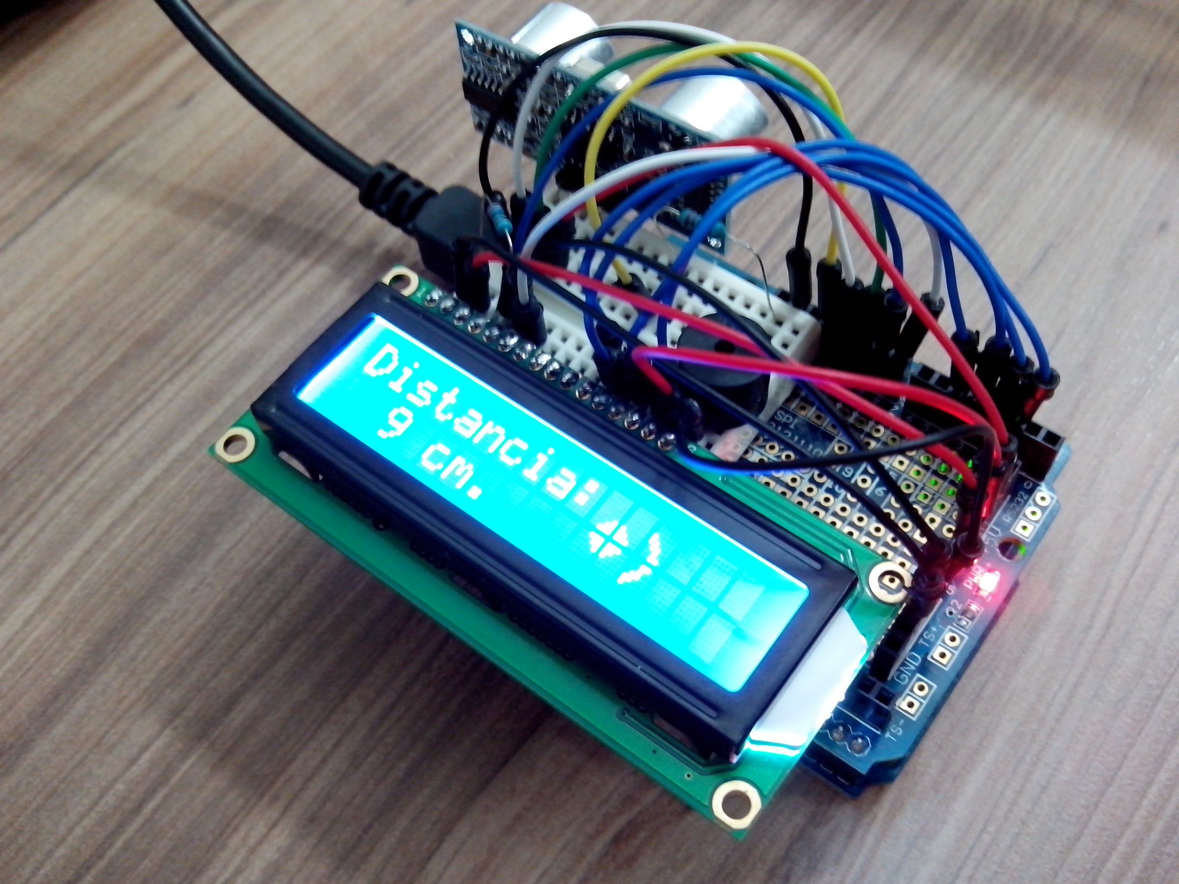 Animated Sonic Ruler / Parking Sensor Using Arduino : 4 Steps ...