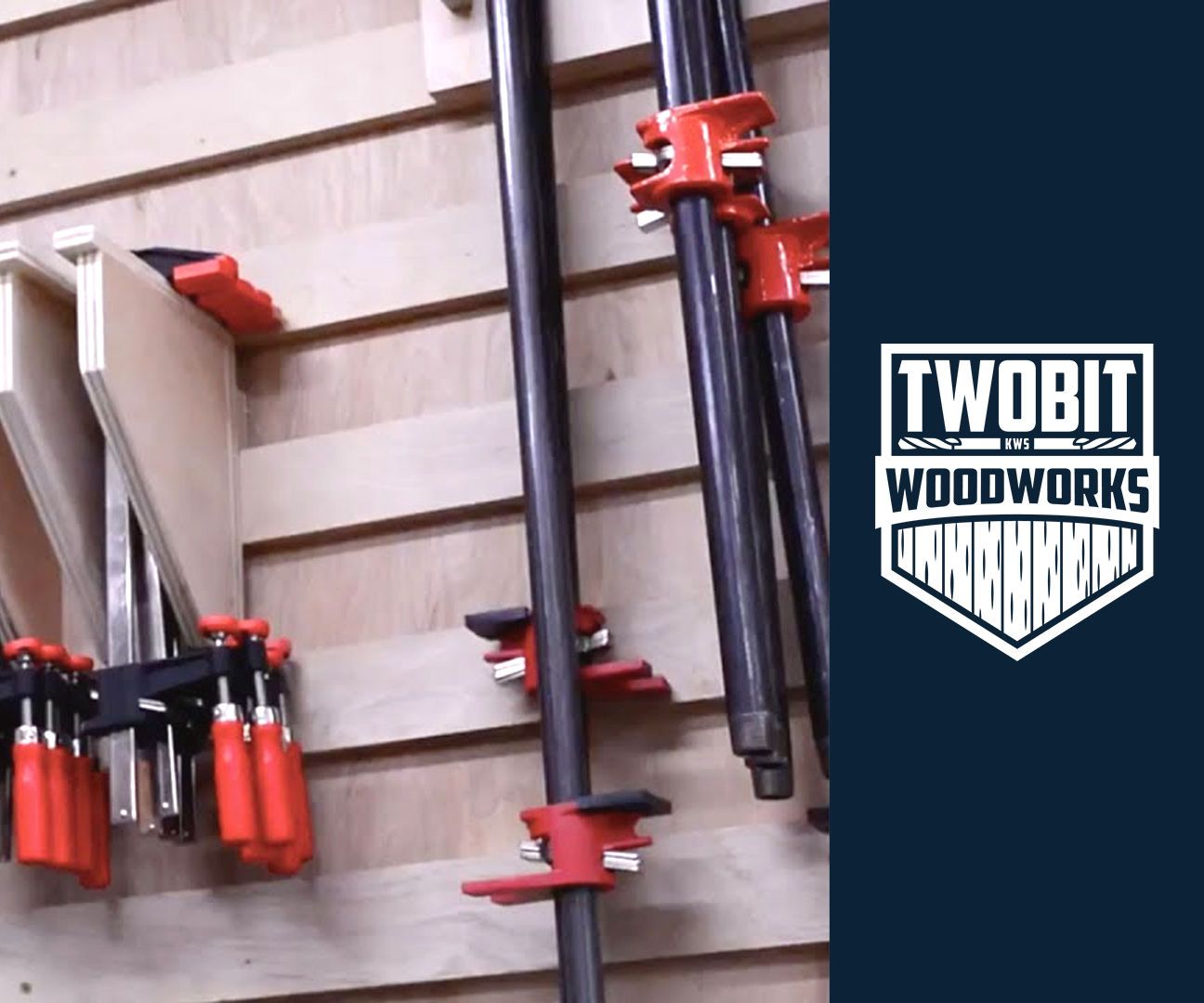 French Cleat Wall With Clamp Racks | How to Build - Woodworking : 28 ...