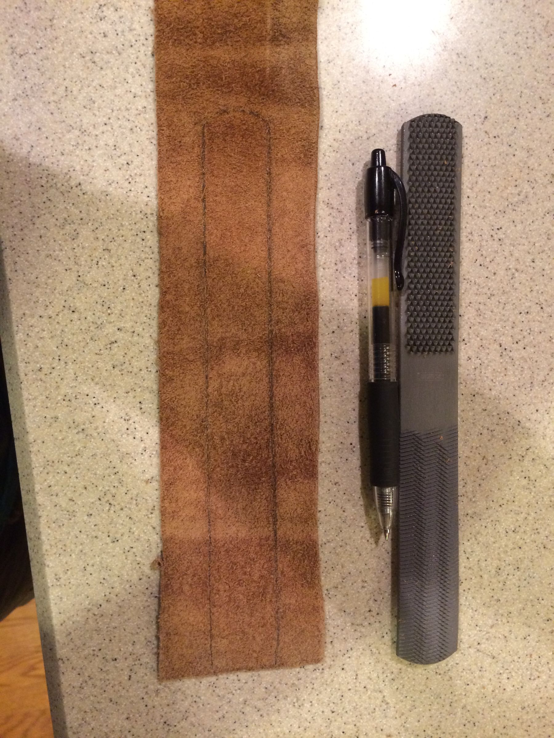 Cheap, Quick, and Easy Leather Sheath for File : 6 Steps (with Pictures ...