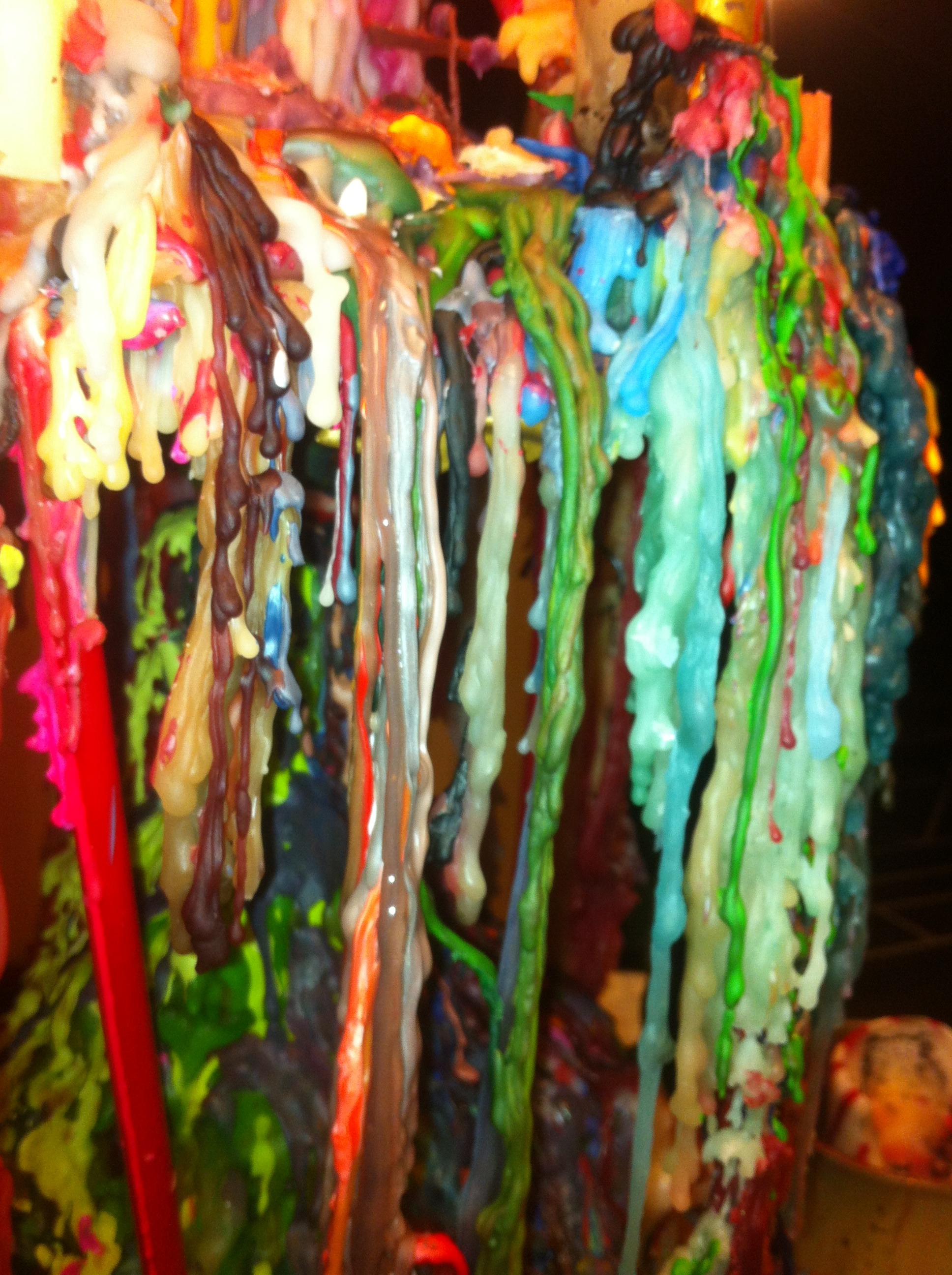 Melted Wax Drips