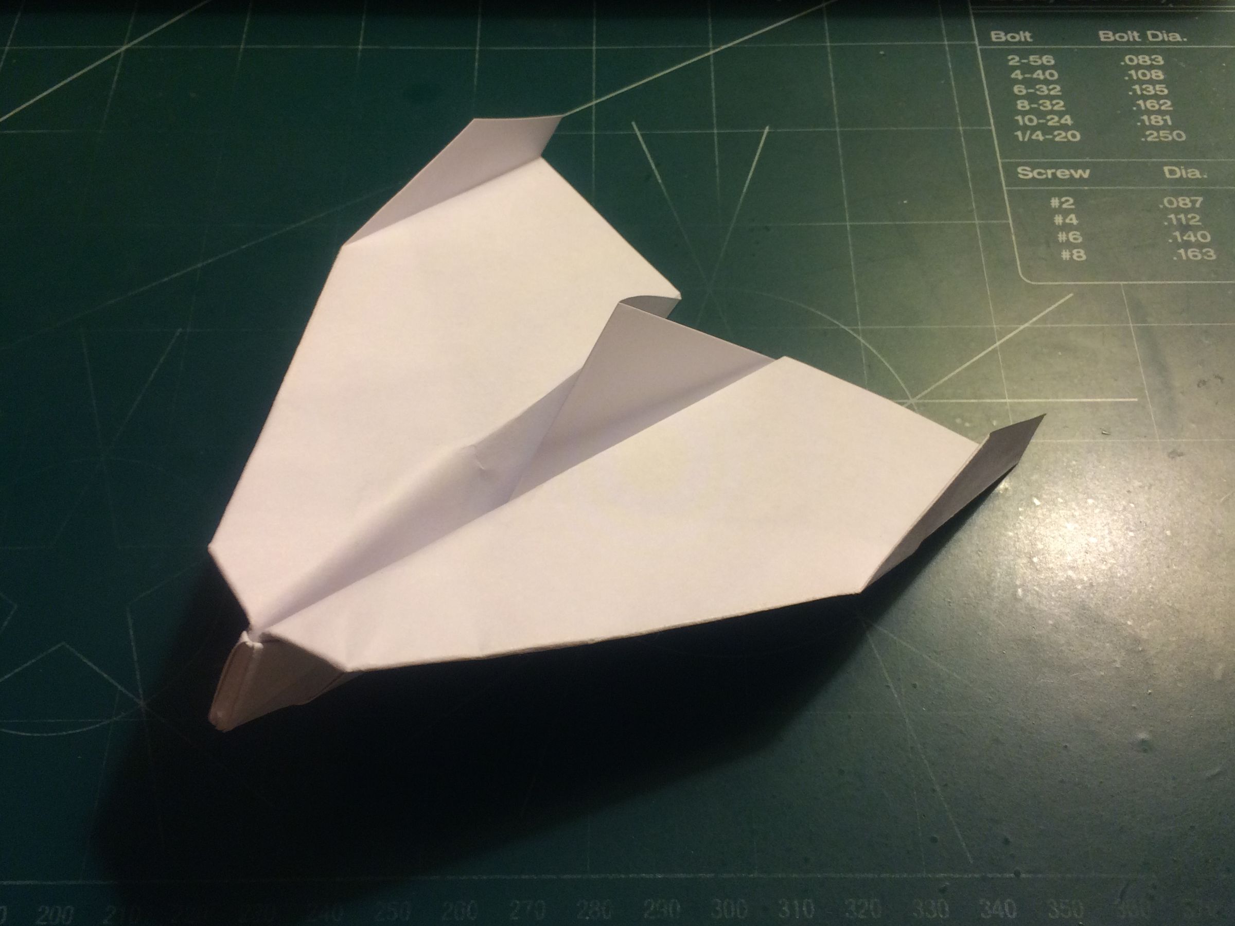 How to Make the Spartan Paper Airplane : 6 Steps - Instructables