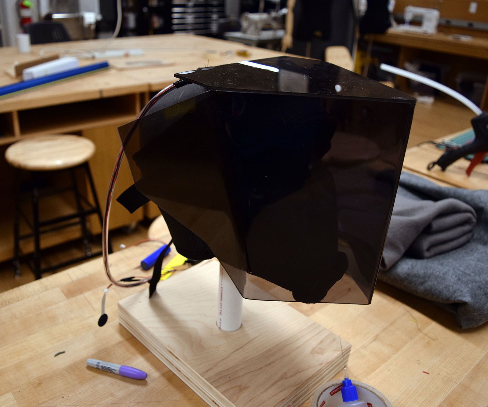 Winter Weather Face Shield With Defogger Fans : 5 Steps (with Pictures ...