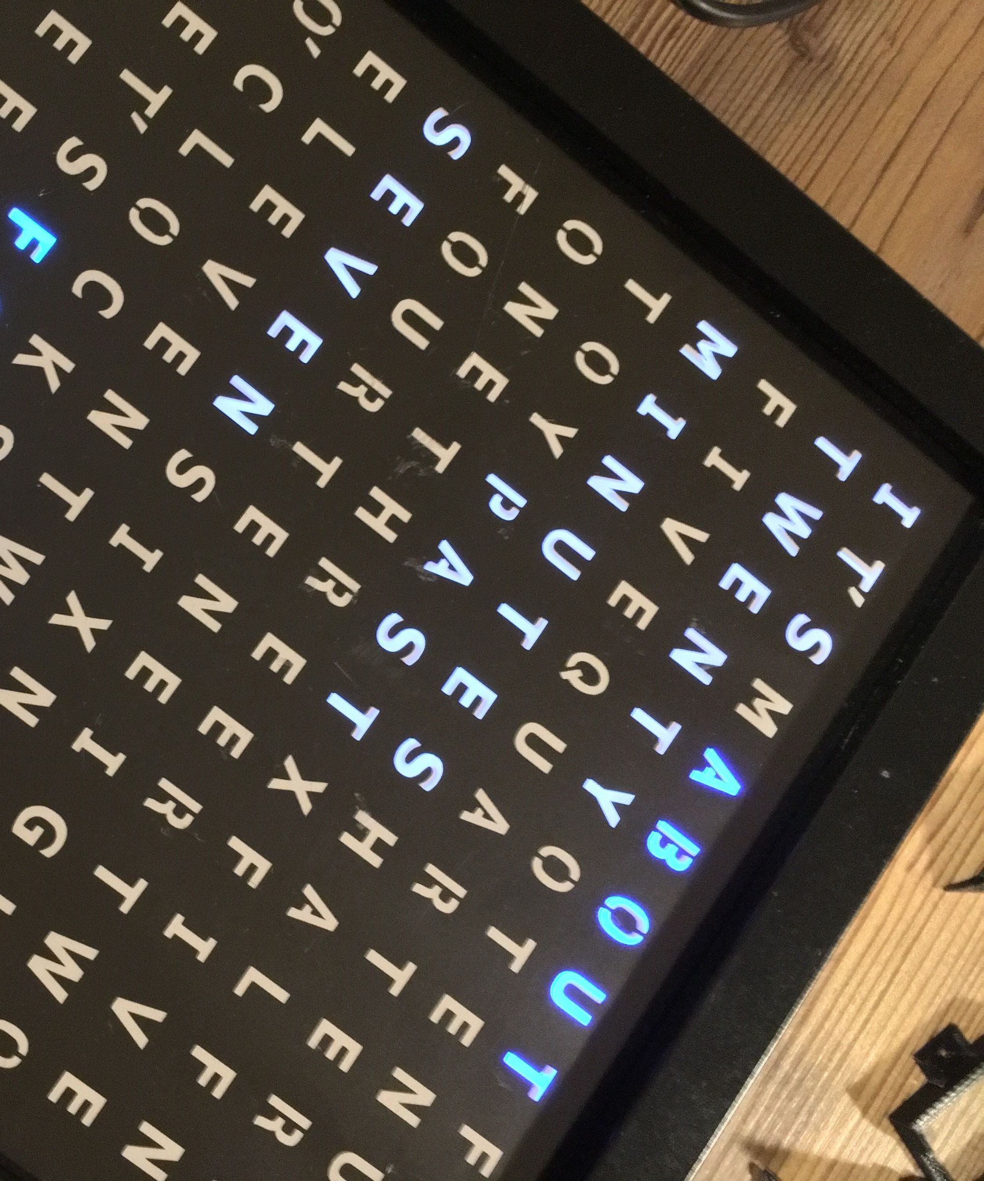 Ribba Word Clock With Wemos D1 Mini (Internet Time Server) : 8 Steps (with Pictures) - Instructables