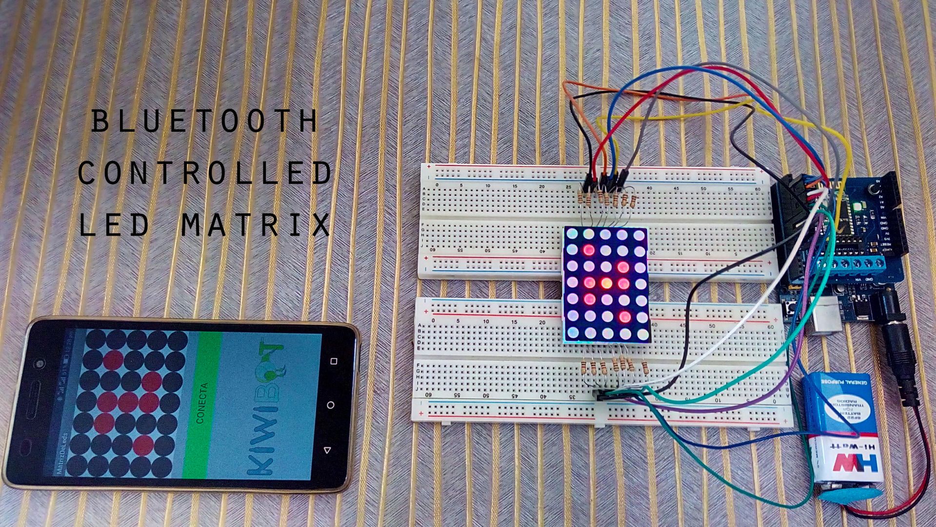 Bluetooth Dot Matrix Display With Arduino - Instructables