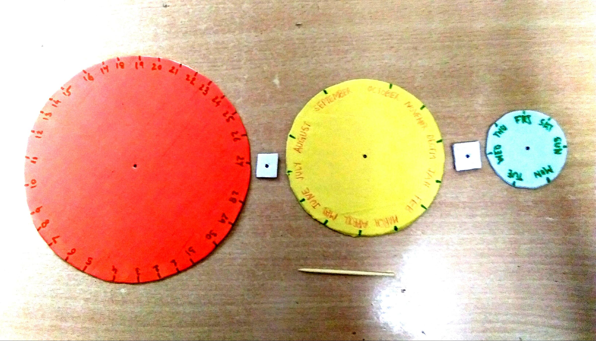Making of "Calender Wheel" : 8 Steps (with Pictures) - Instructables