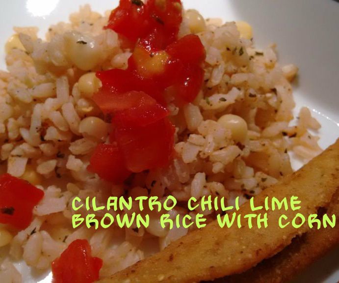 Cilantro Chili Lime Brown Rice With Corn : 5 Steps (with Pictures ...