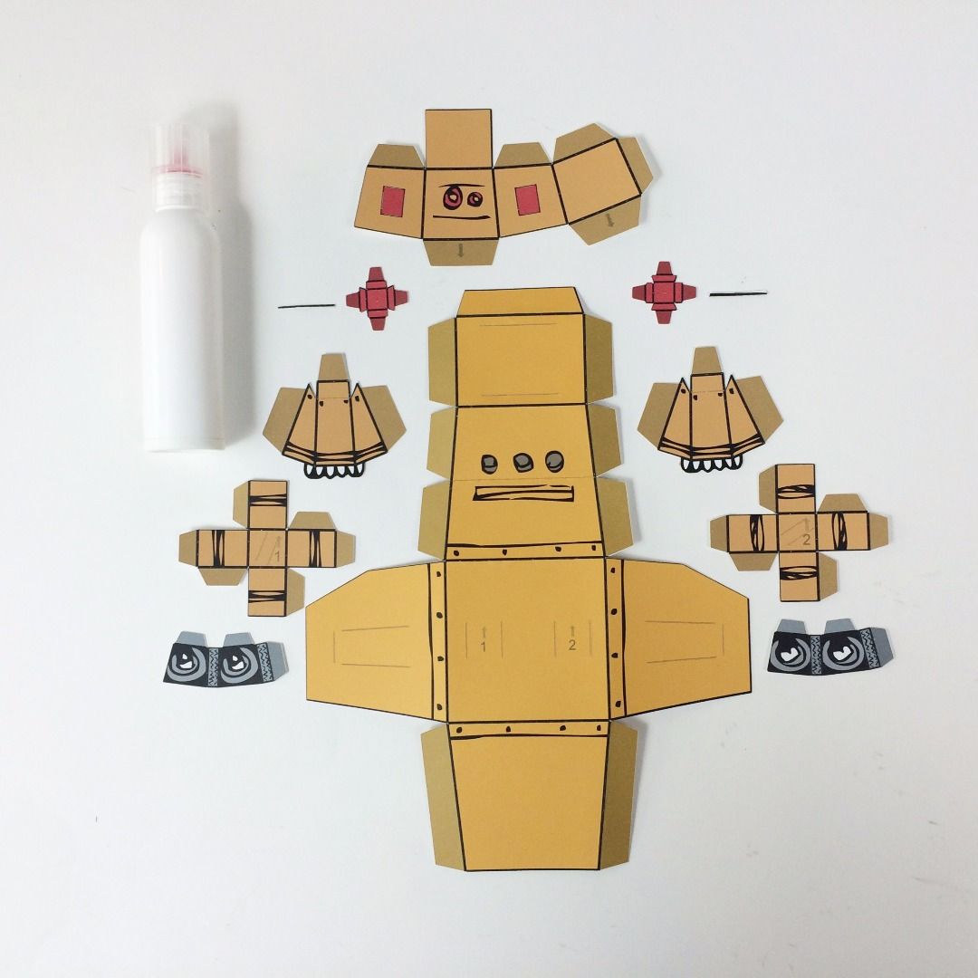 Print & Cut 3D Robot : 5 Steps (with Pictures) - Instructables