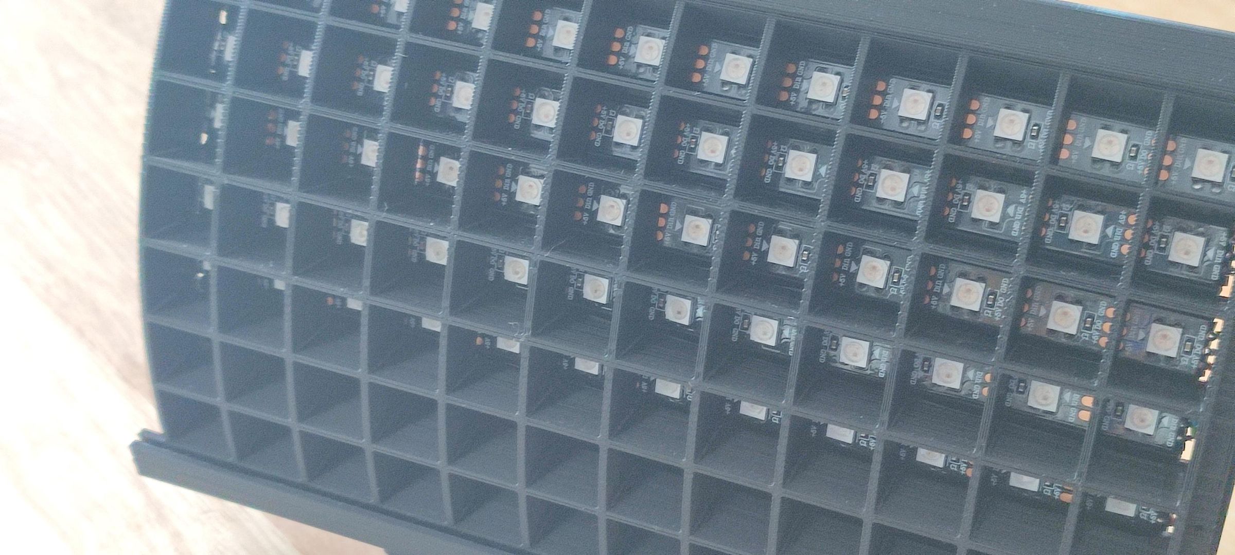 Bending Time: a Guide to Building a 3D Printed Curved LED Clock With ...