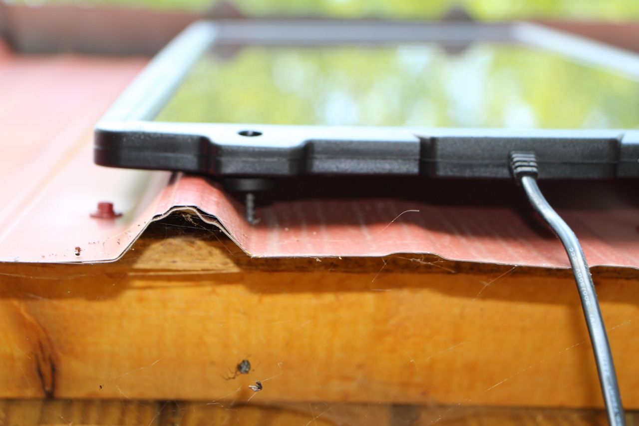 Adding a Harbor Freight 45 Watt Solar Panel to My Storage Building : 6 ...