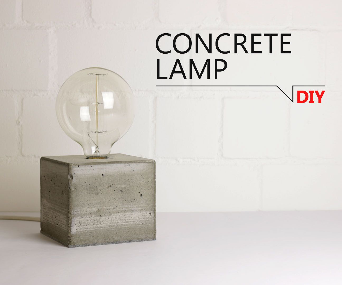 DIY - Concrete Lamp : 9 Steps (with Pictures) - Instructables