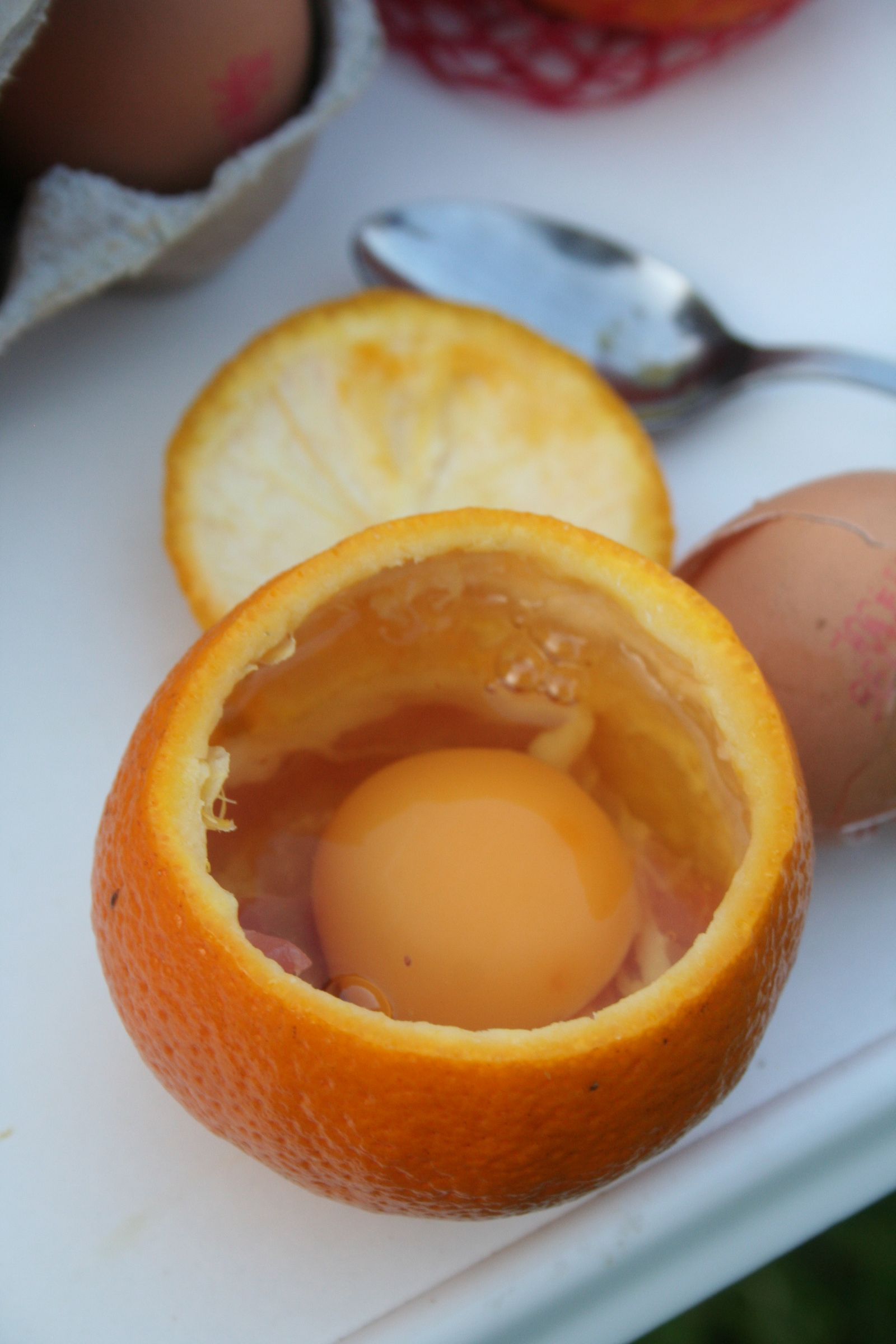 Cook Egg and Bacon in an Orange : 7 Steps (with Pictures) - Instructables