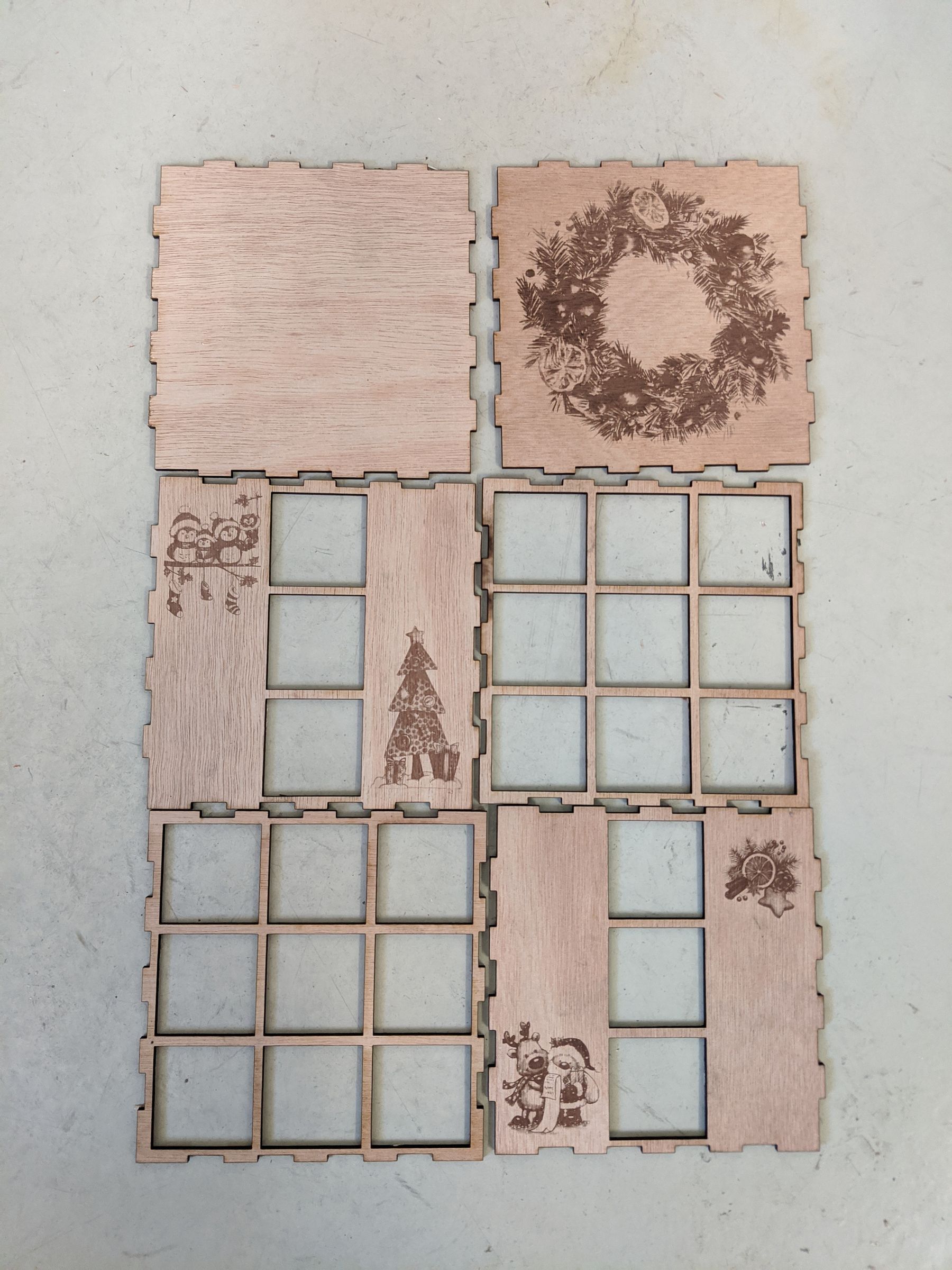 Cubic Advent Calendar (laser-cut) : 5 Steps - Instructables