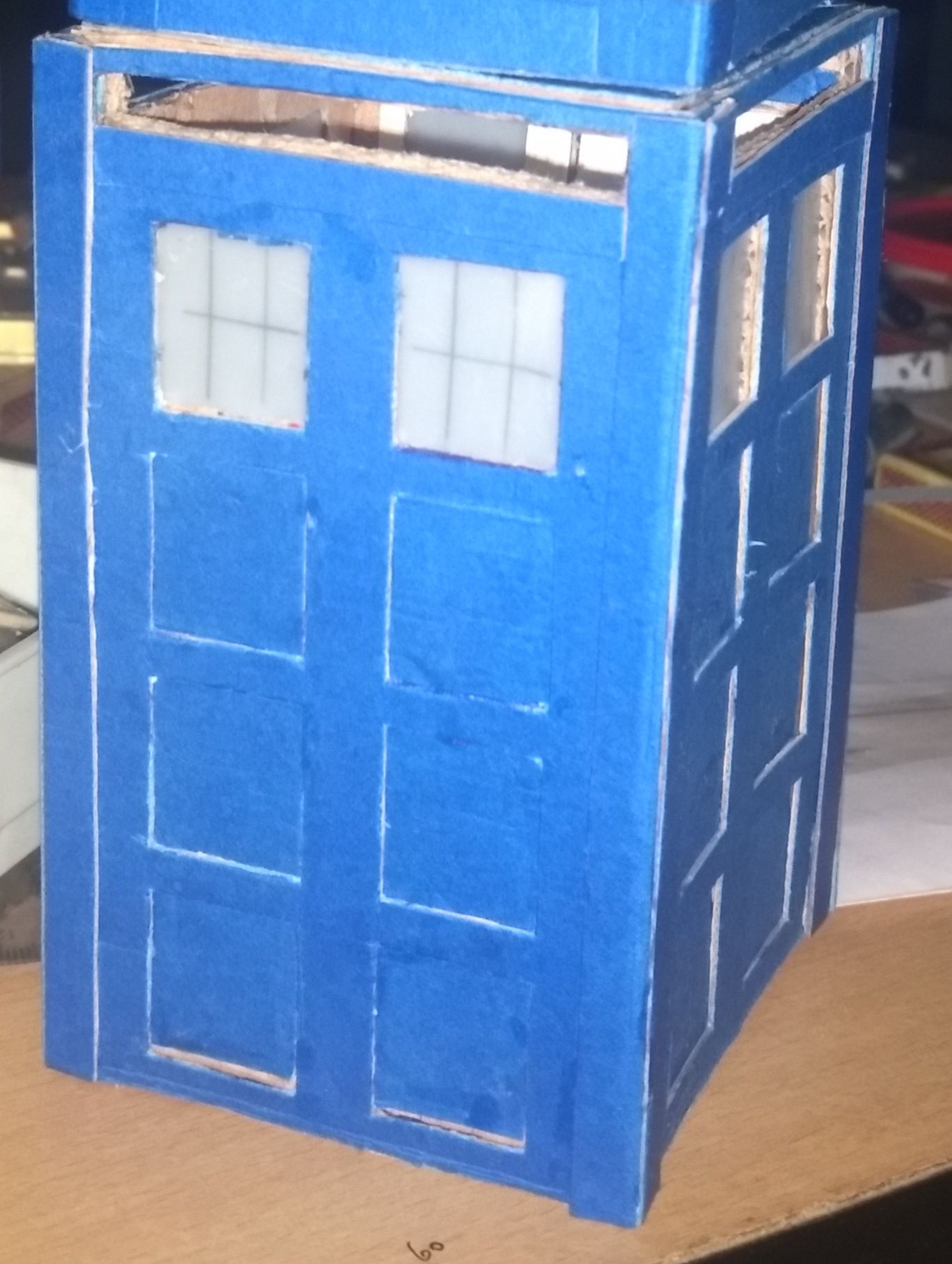 Make a Mini TARDIS With Light and Sound Effects! : 11 Steps (with ...