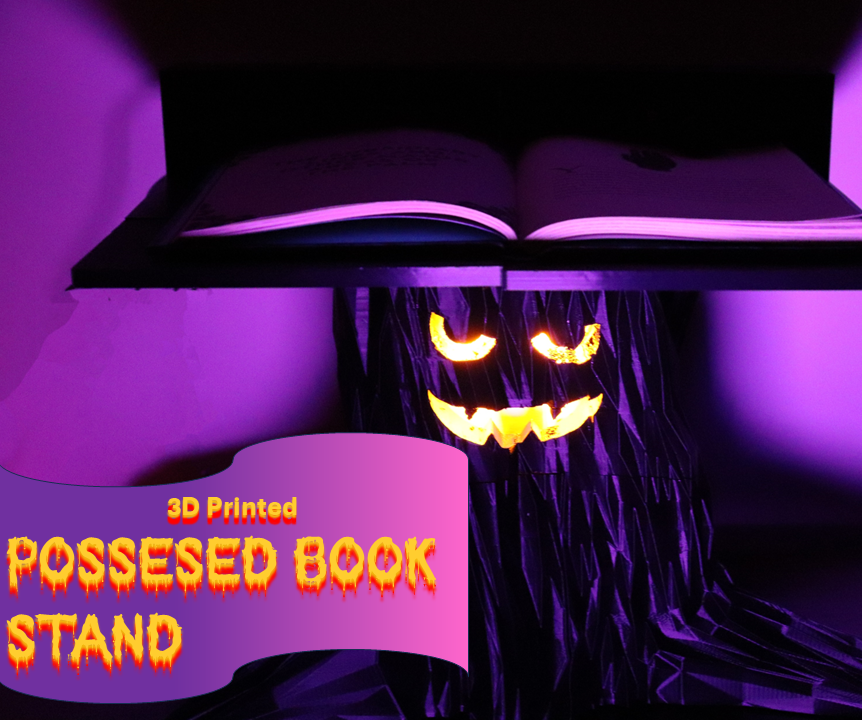 Possessed Halloween Book Stand! : 9 Steps (with Pictures) - Instructables