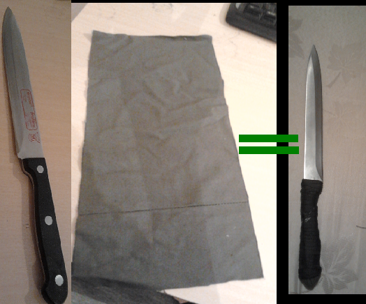 Make Knife Sheath and Turn Your Kitchen Knife Into a Camping, Fishing ...