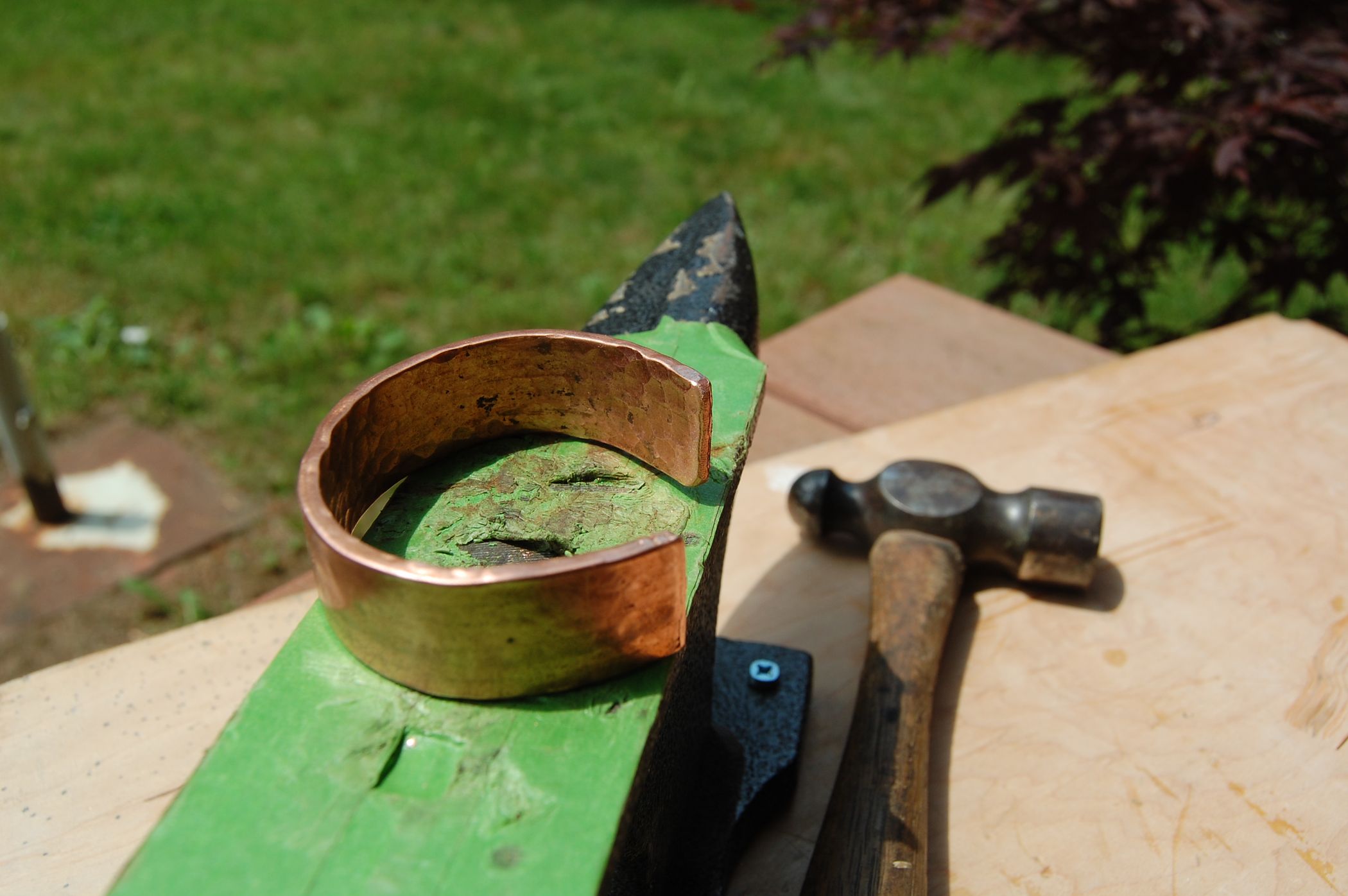 Hammered Copper Bangle : 4 Steps (with Pictures) - Instructables