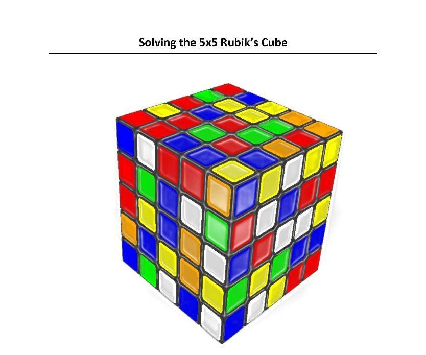Solving a 5x5 Rubik's Cube : 6 Steps - Instructables