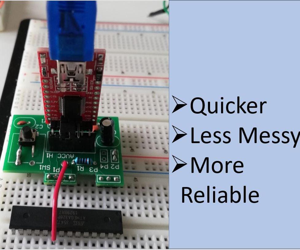 Atmega328P Shield for Quick Prototyping on Breadboards : 5 Steps ...