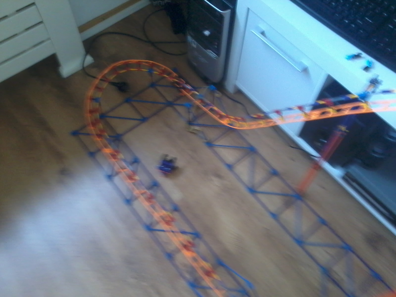 Knex Rubber Band Launched Micro Roller Coaster - Instructables