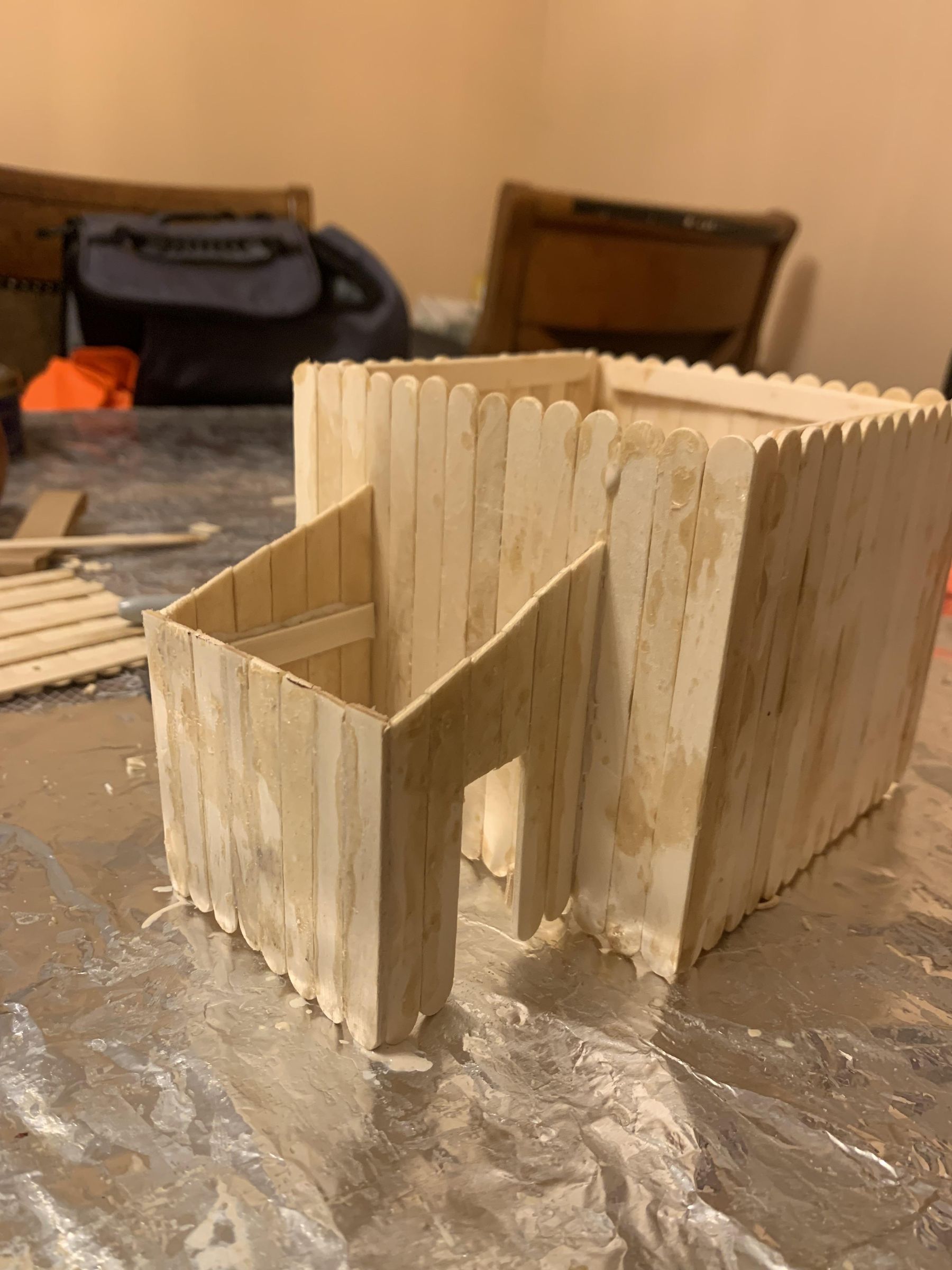 How to Make a Mini House Out of Popsicle Sticks : 16 Steps - Instructables