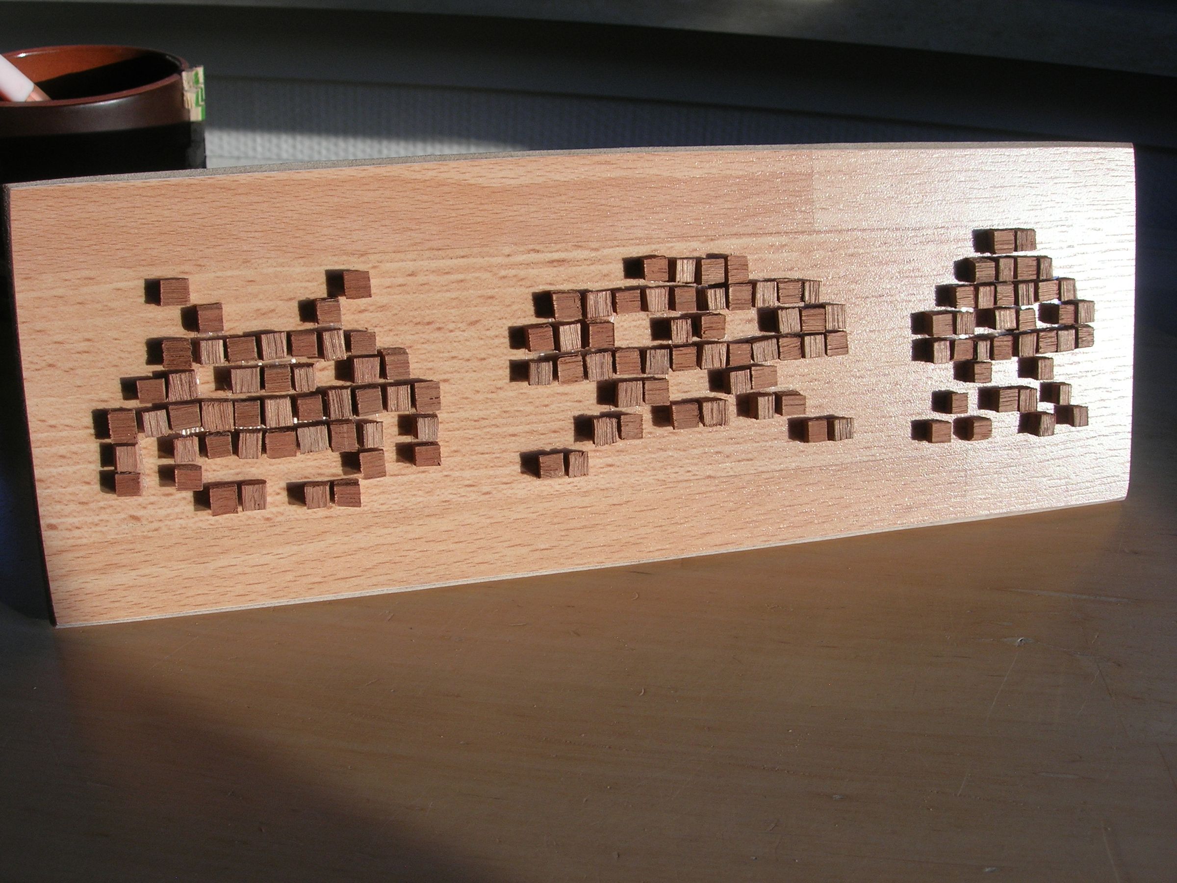 Small-scale Wooden Pixel Art : 5 Steps - Instructables