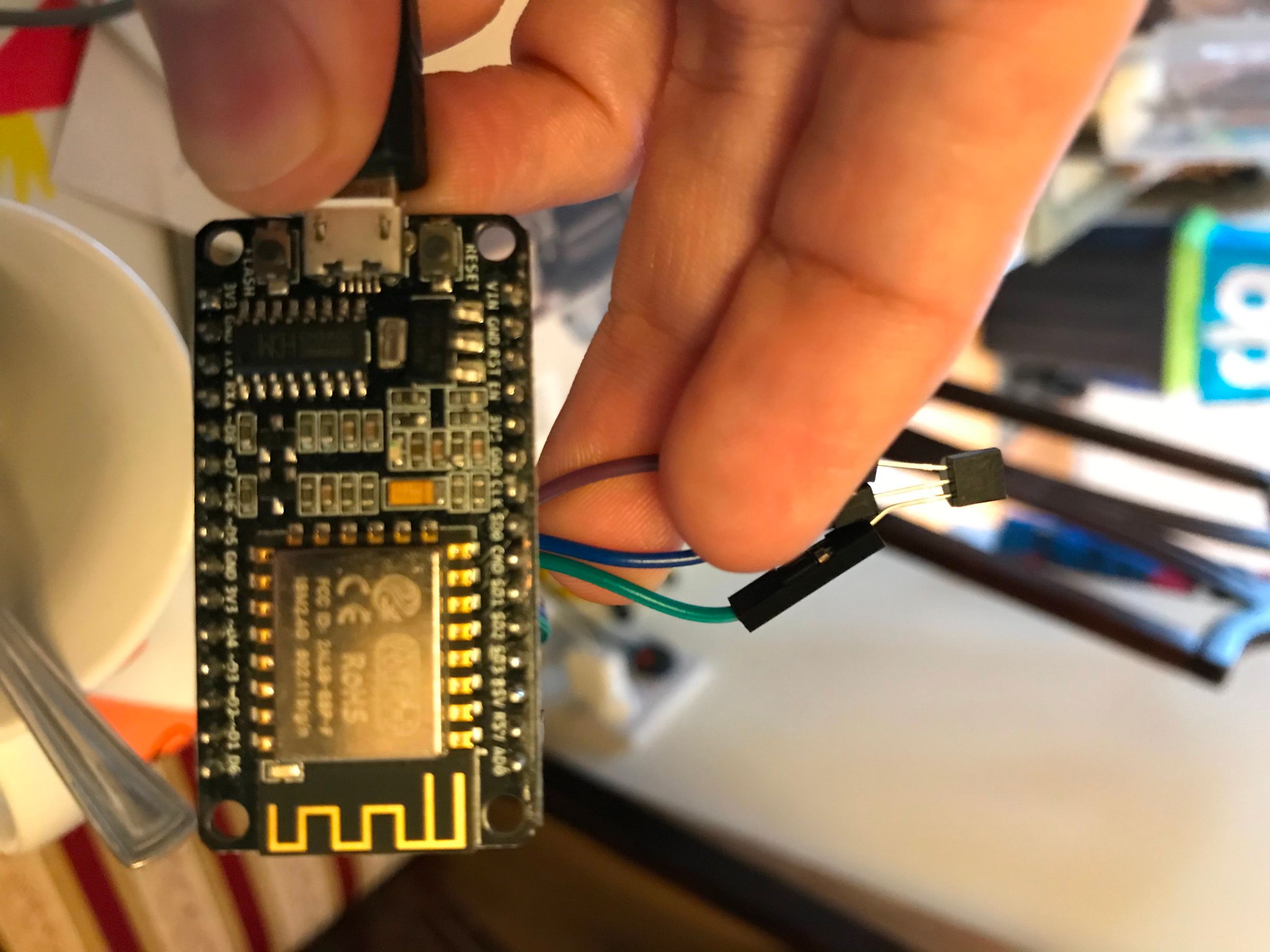 IoT Temperature Sensor With ESP8266 : 6 Steps (with Pictures ...