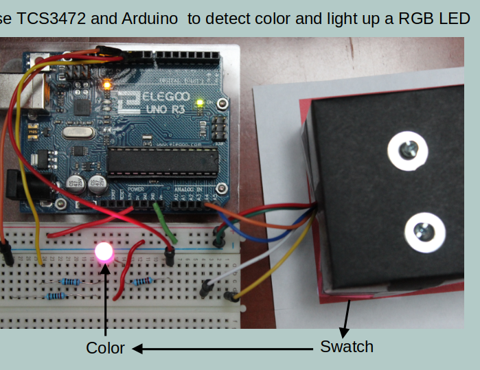 Tcs3472 Rgb Light Color Sensor With Arduino 9 Steps With Pictures Instructables 