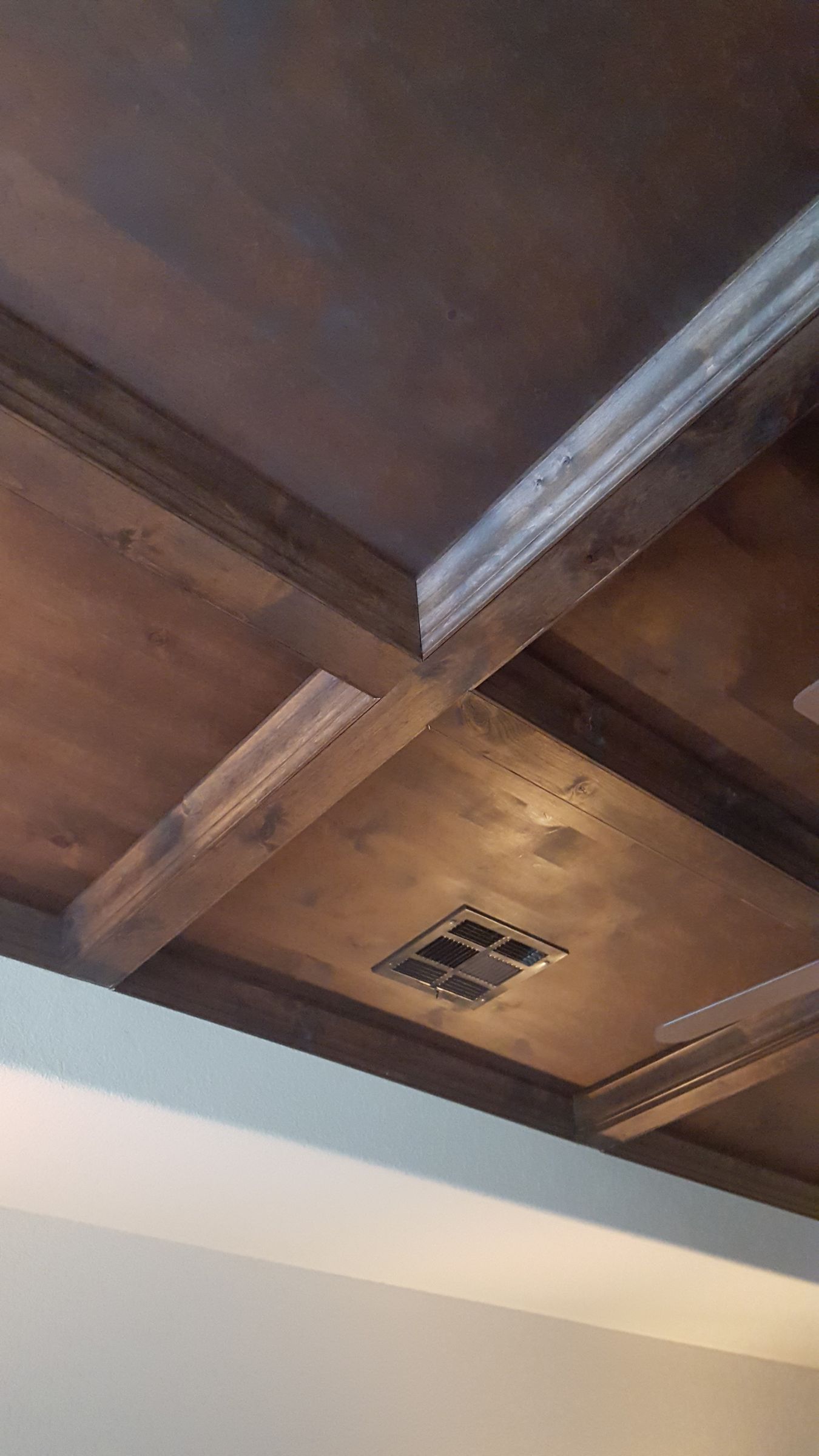 Building A Beam Coffered Ceiling DIY COFFERED CEILINGS
