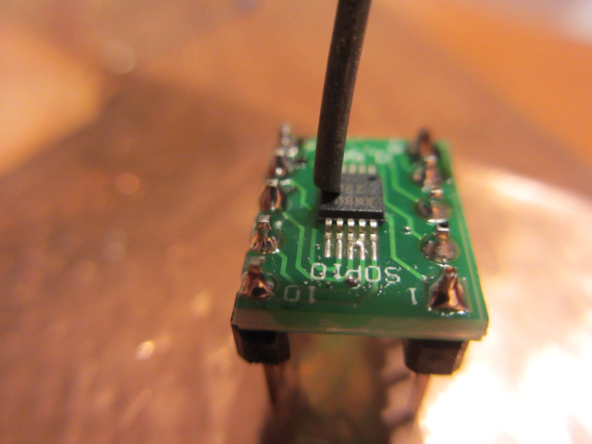 Soldering SOP or Micro Surface Mount Chips : 5 Steps - Instructables
