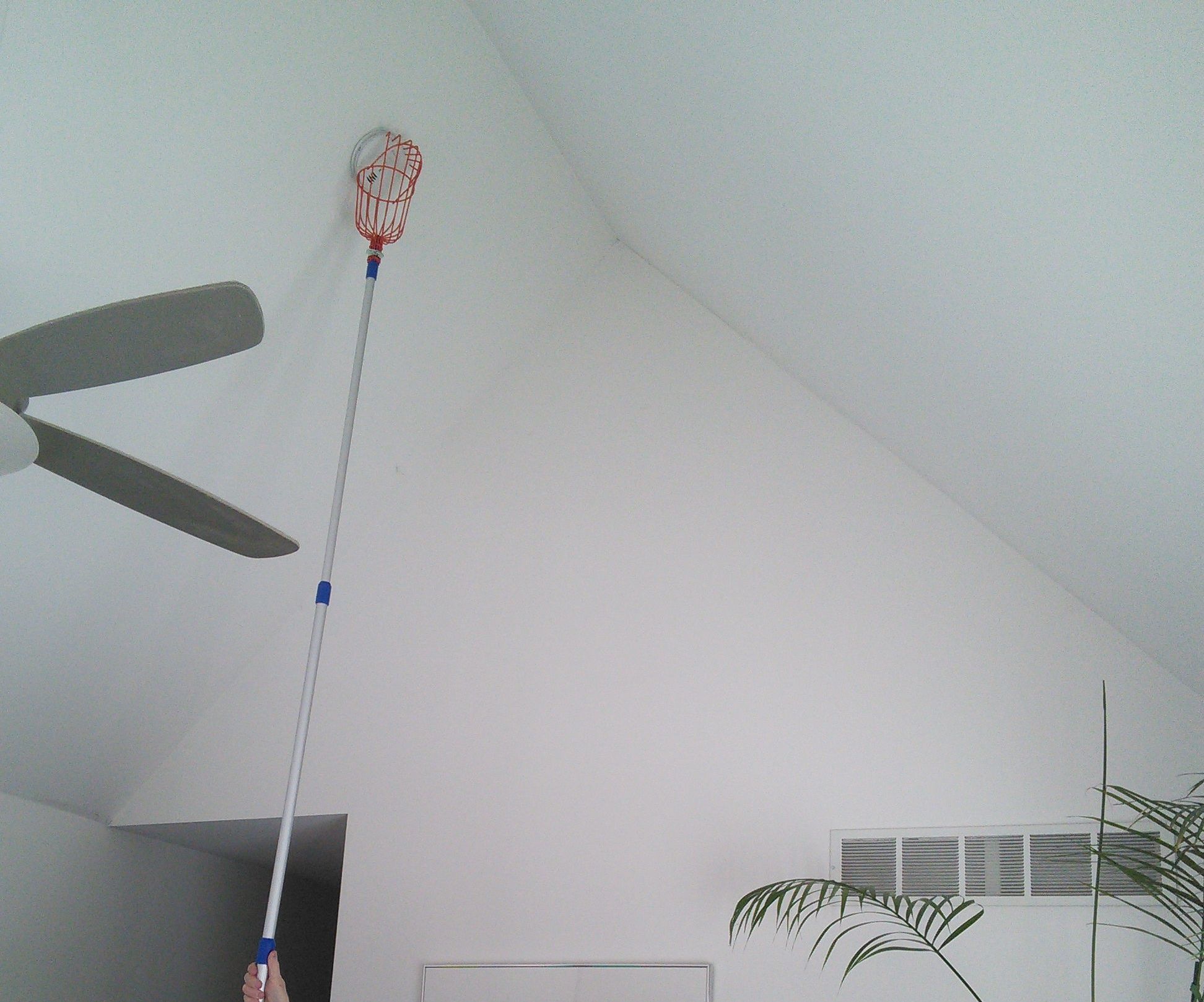 Reach a Smoke Alarm in a Cathedral Ceiling With an "Alarm Arm" (version ...